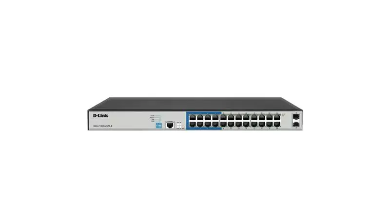 D-Link 24-Port Managed PoE+ Switch – DGS-F1210-26PS-E