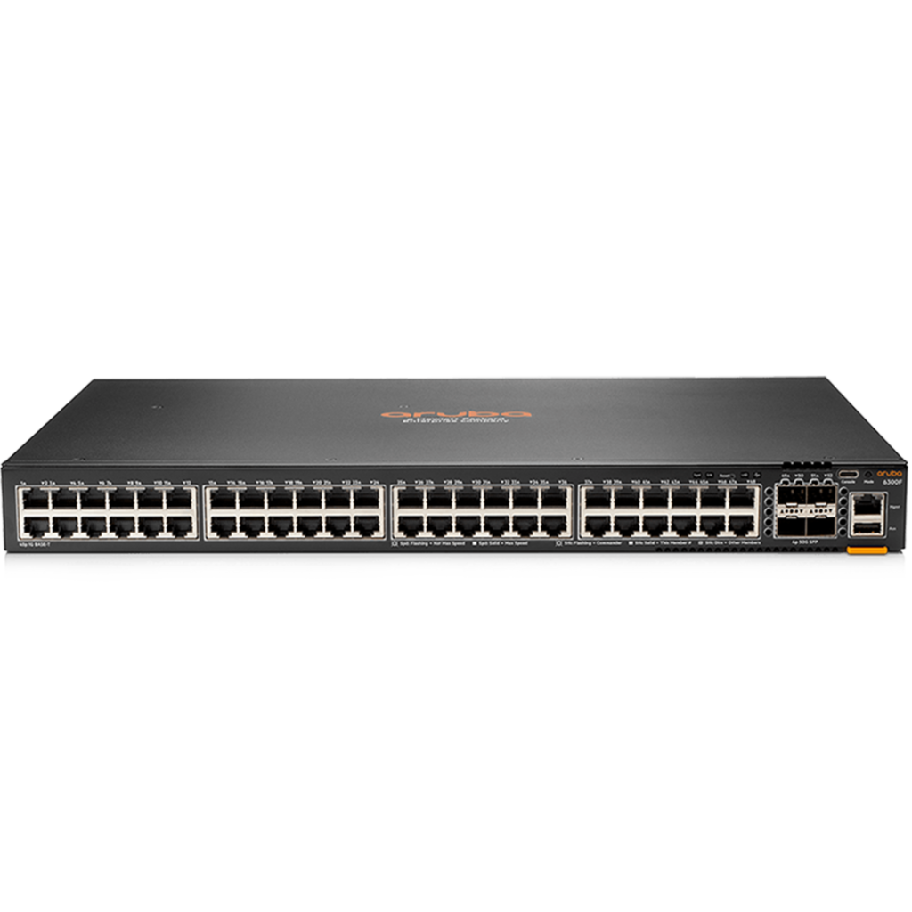 Aruba 6300F 48-port 1GbE and 4-port SFP56 Switch - JL667A