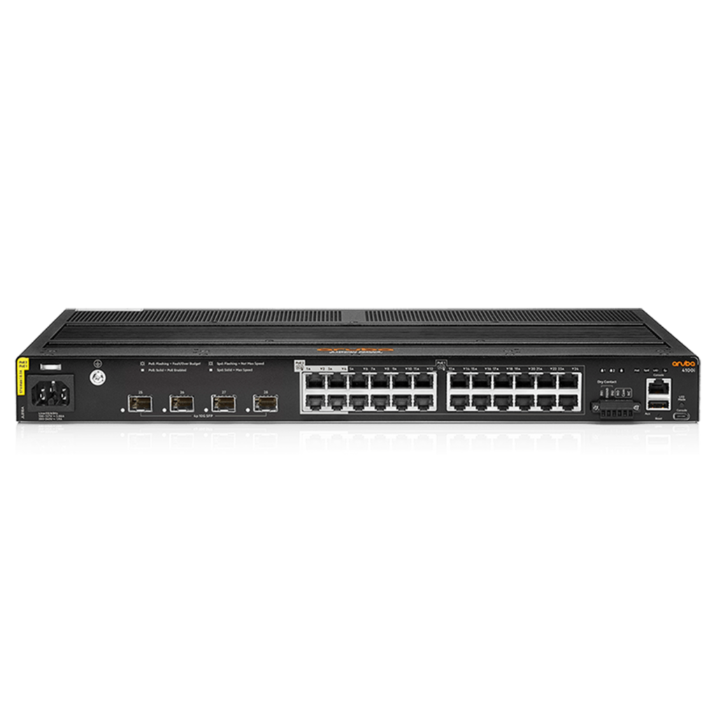 Aruba 4100i 12-port 1GbE 2-port SFP+ Mount Switch - JL818A